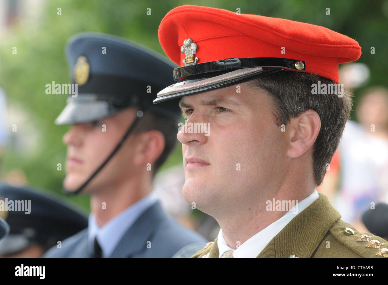 Captain The Royal Welsh Yeomanry Stock Photo - Alamy