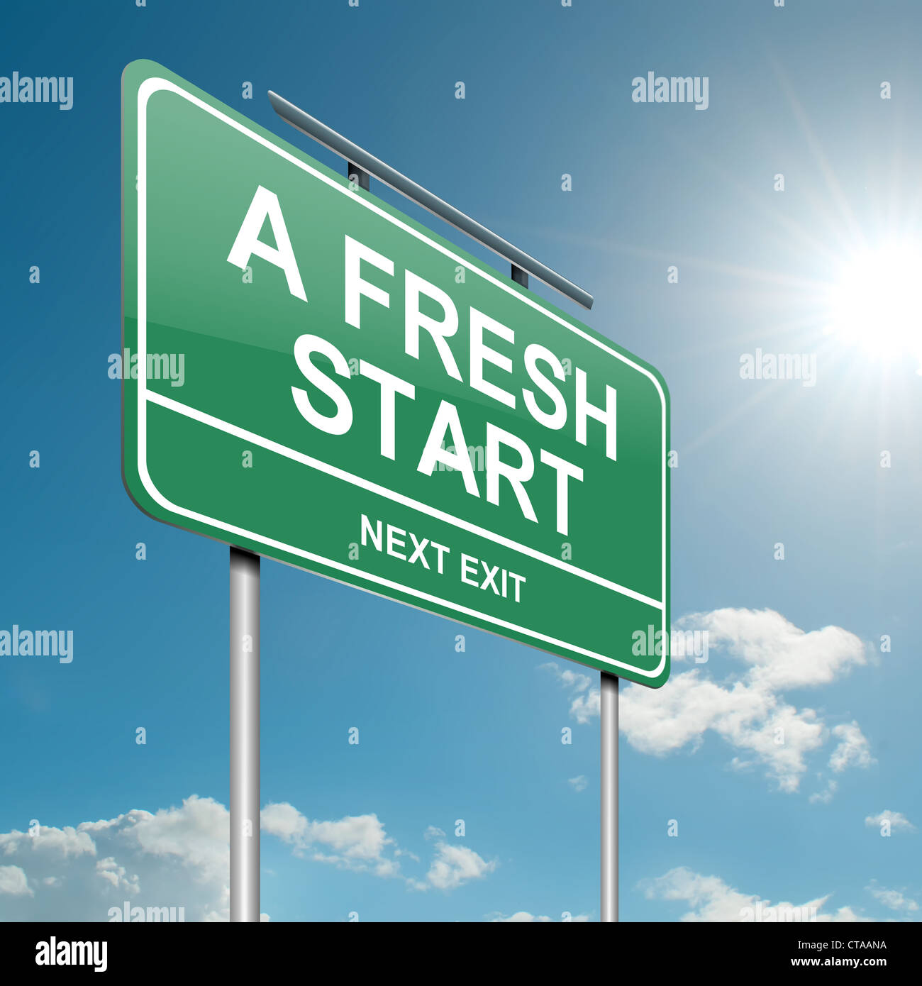 A fresh start Stock Photo - Alamy