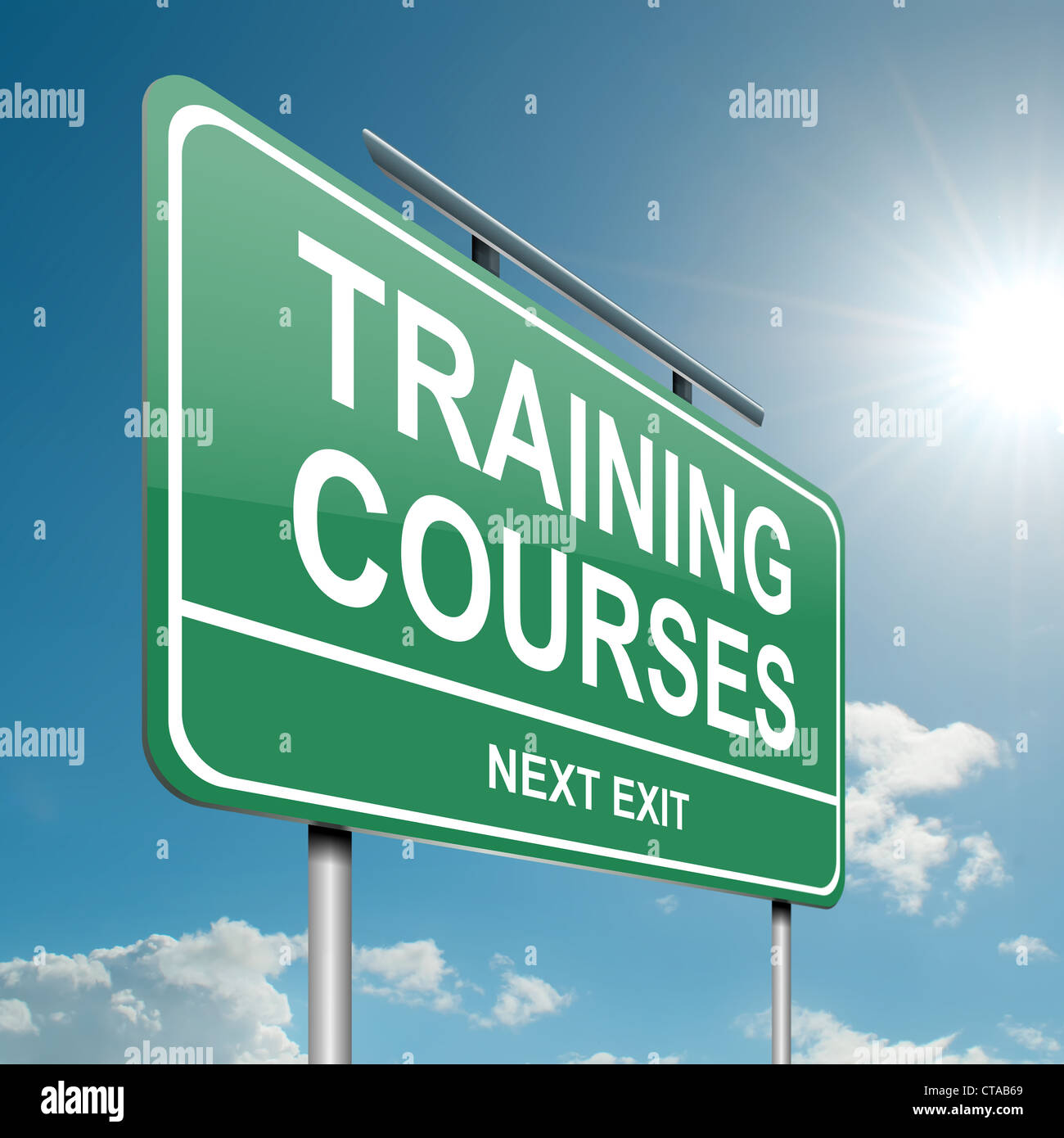 Training courses concept Stock Photo - Alamy