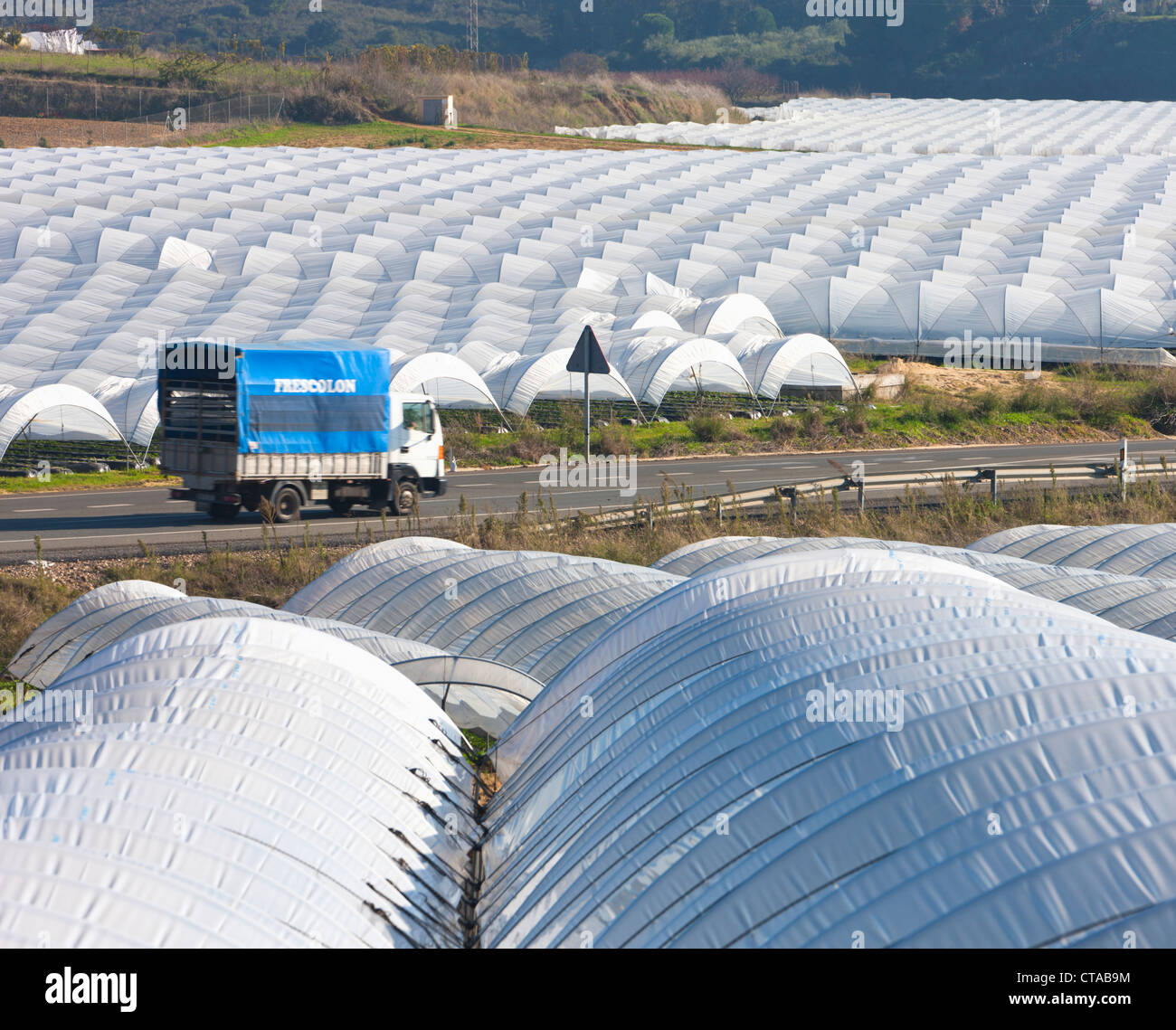 Polythene tunnels hi-res stock photography and images - Alamy