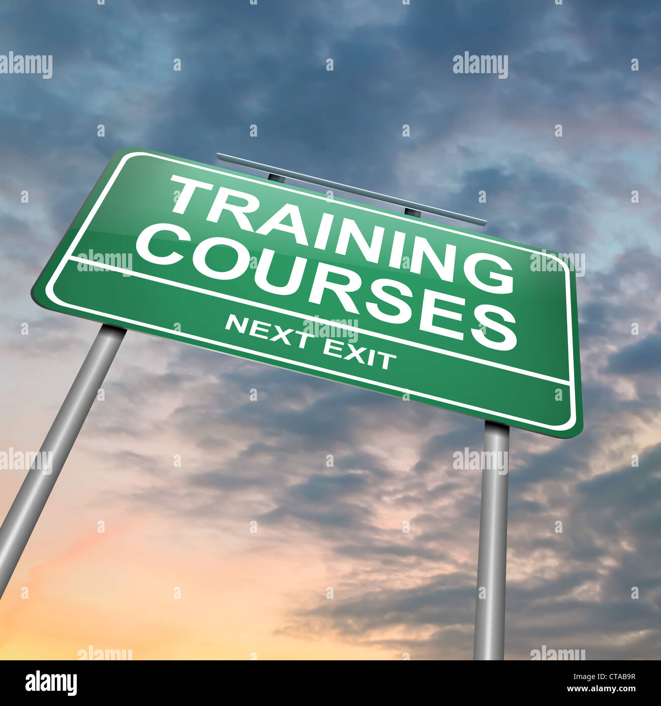 Training courses concept Stock Photo - Alamy