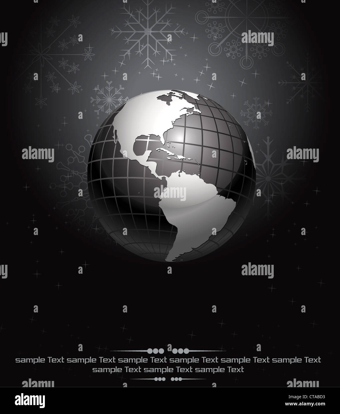 vector planet earth on an abstract background Stock Photo - Alamy