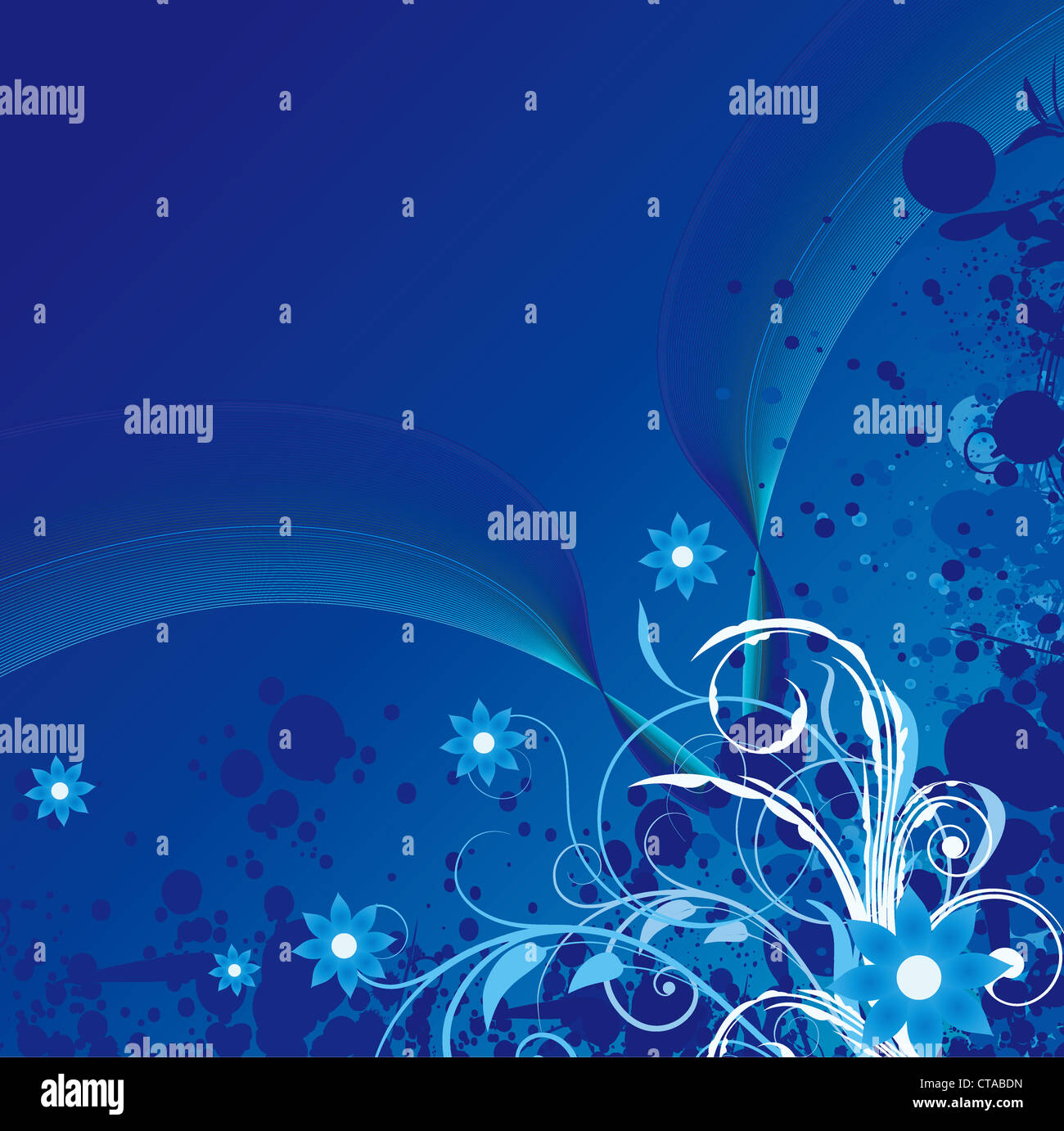 abstract floral background vector illustration Stock Photo - Alamy