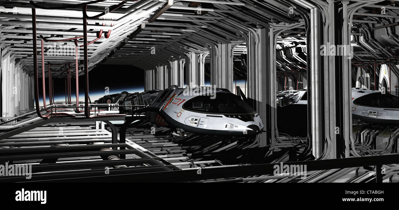 Space Shuttle Hanger Stock Photo - Alamy