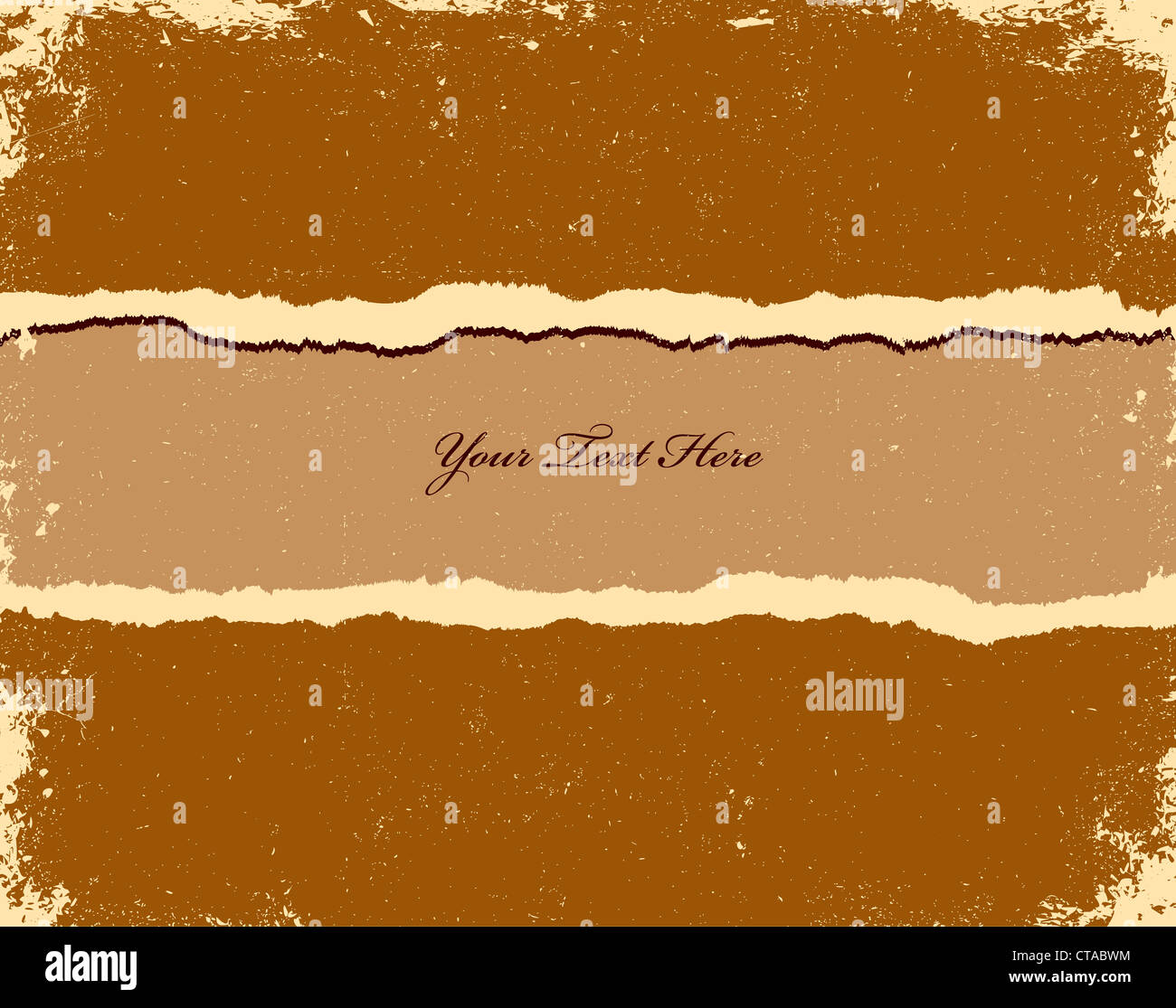 vector grunge cardboard with space for text Stock Photo - Alamy