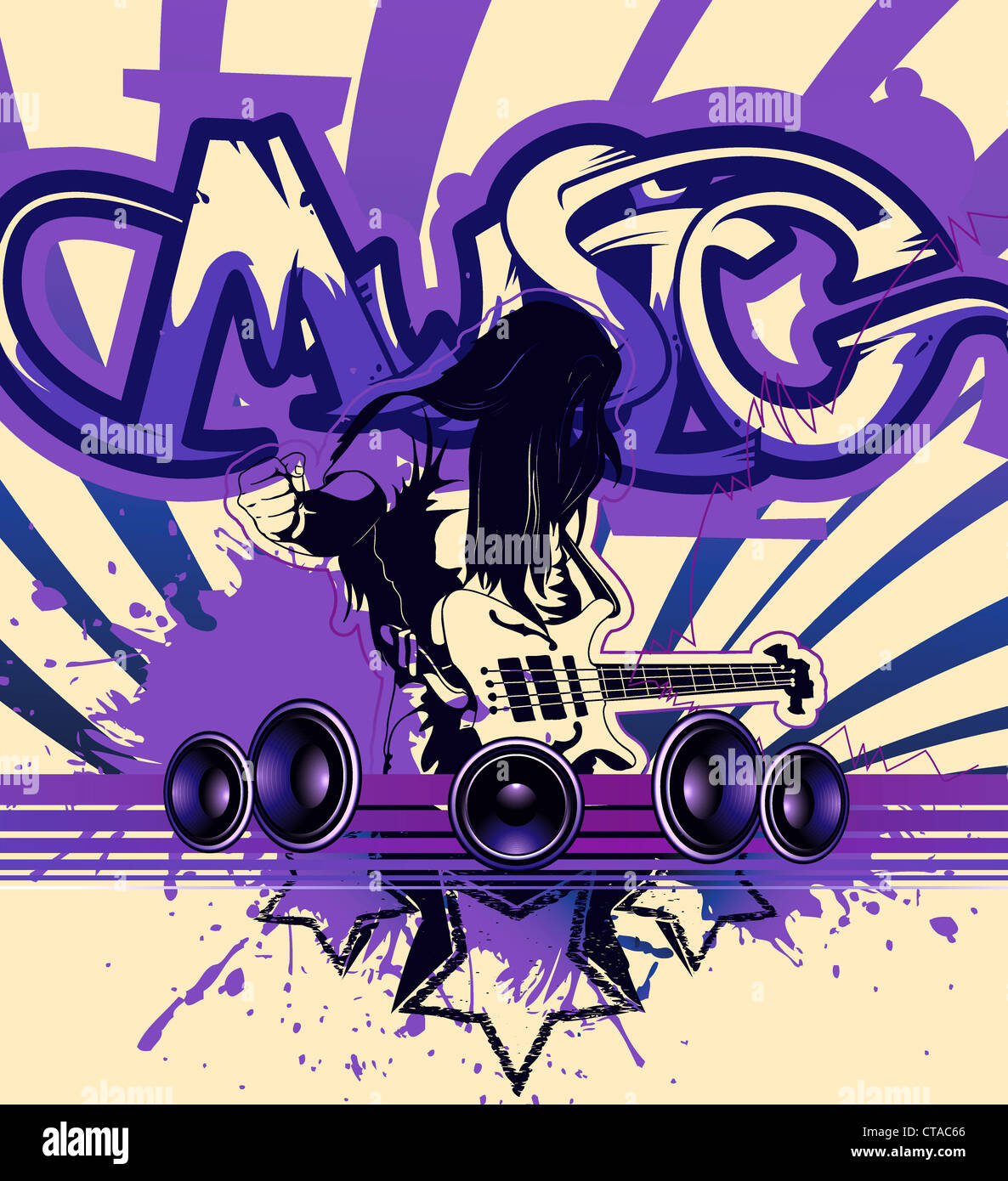 Music poster hi-res stock photography and images - Alamy