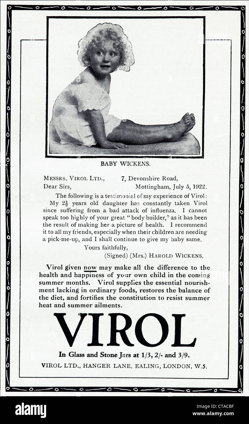 Virol advert hi-res stock photography and images - Alamy