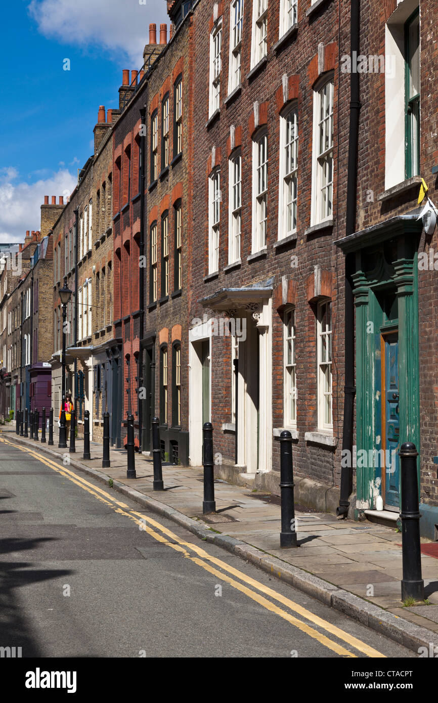 Georgian Terraced Houses in Spitalfields, London Stock Photo - Alamy