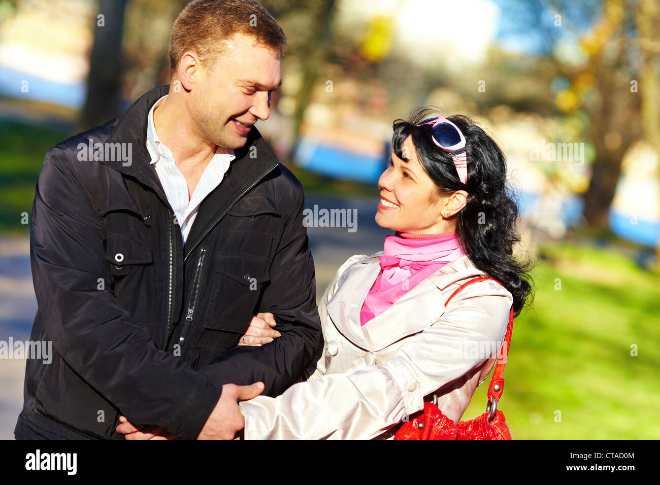 girl with the man. Loving couple Stock Photo - Alamy
