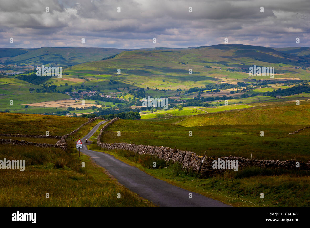 Landscape North Yorkshire Moors Stock Photo - Alamy