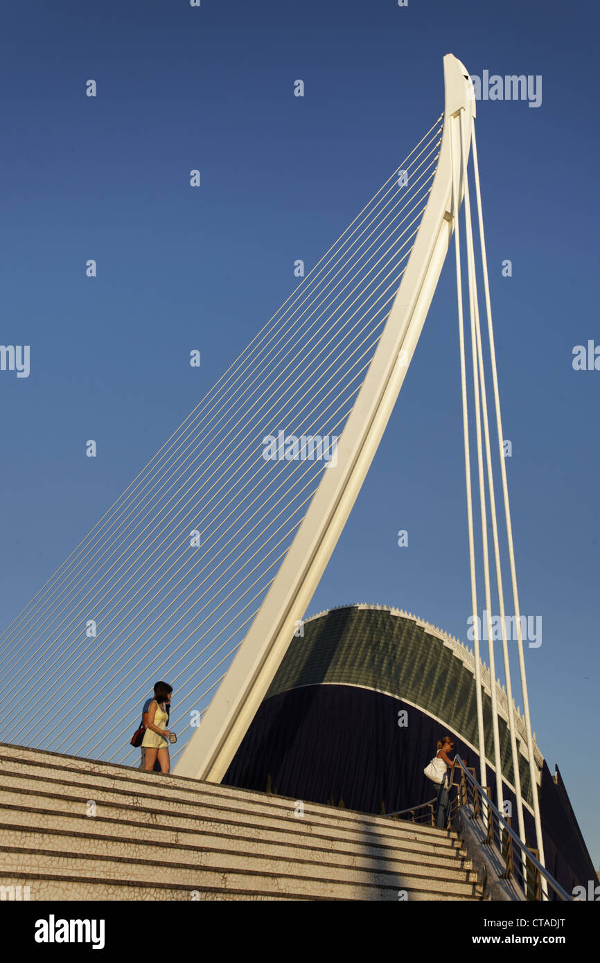 Agora, Puente de l'Assut de l'Or, bridge at the City of Sciences ...