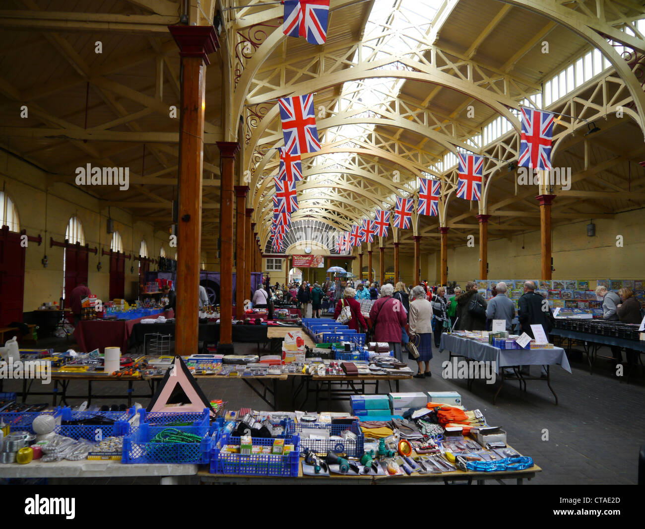 Historic Pannier Market at Barnstaple Devon England UK Stock Photo - Alamy