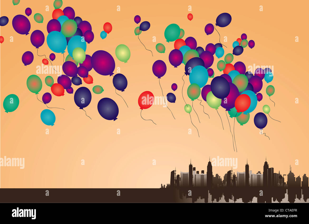 urban abstract background vector illustration Stock Photo - Alamy