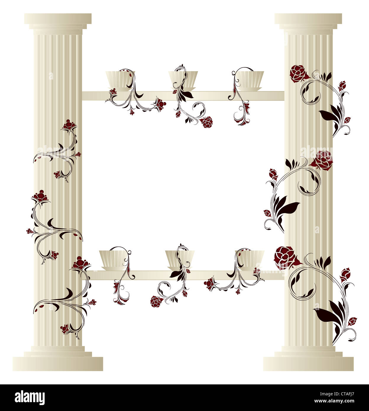 Floral column hi-res stock photography and images - Alamy