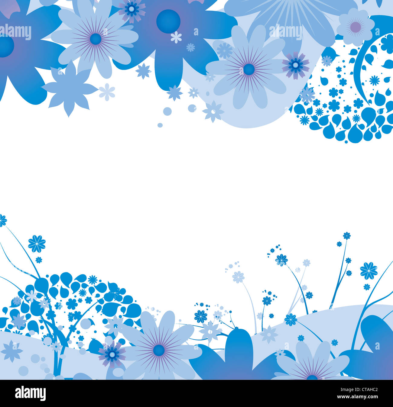 abstract floral background vector illustration Stock Photo - Alamy