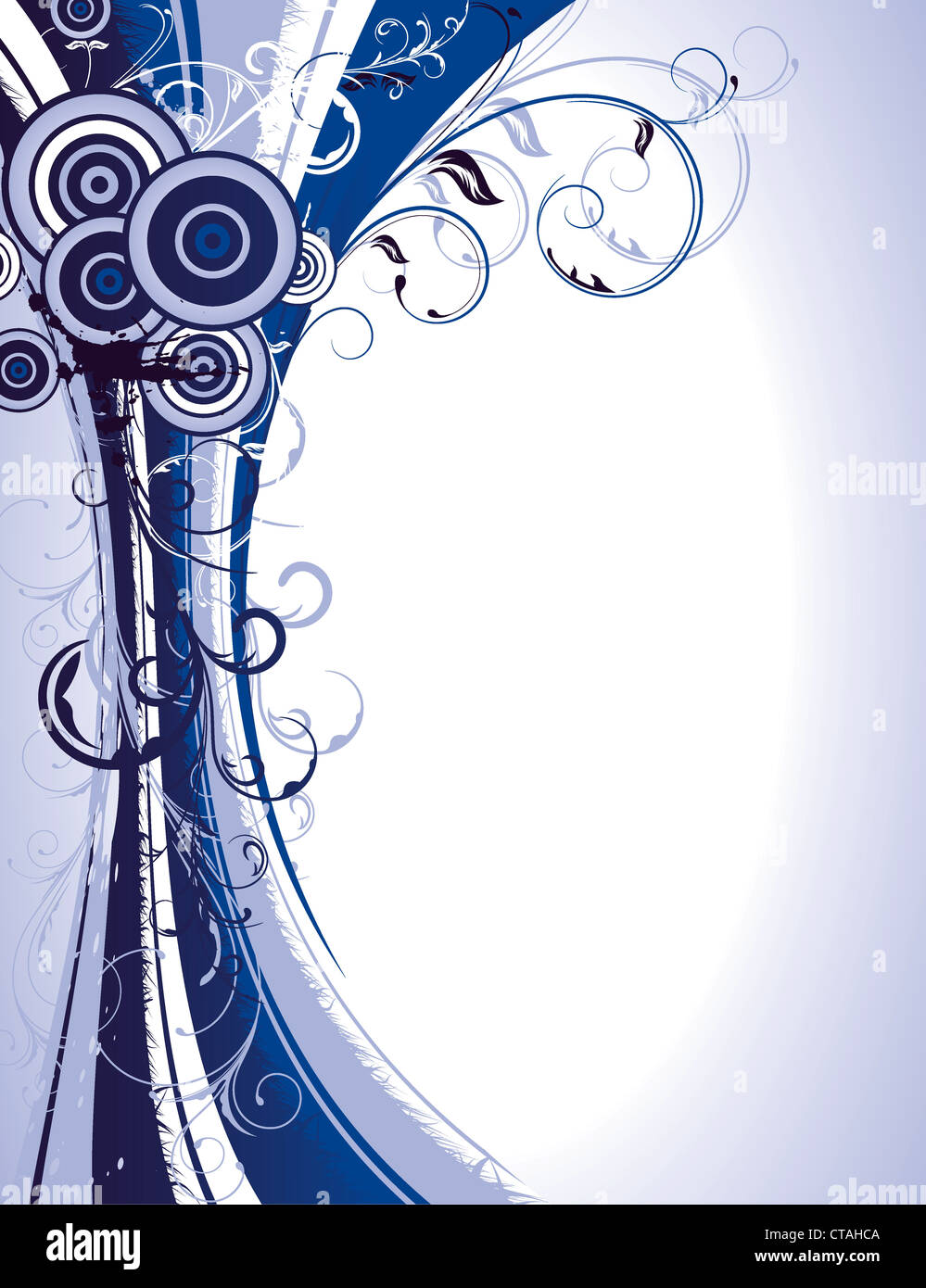 abstract floral background vector illustration Stock Photo - Alamy