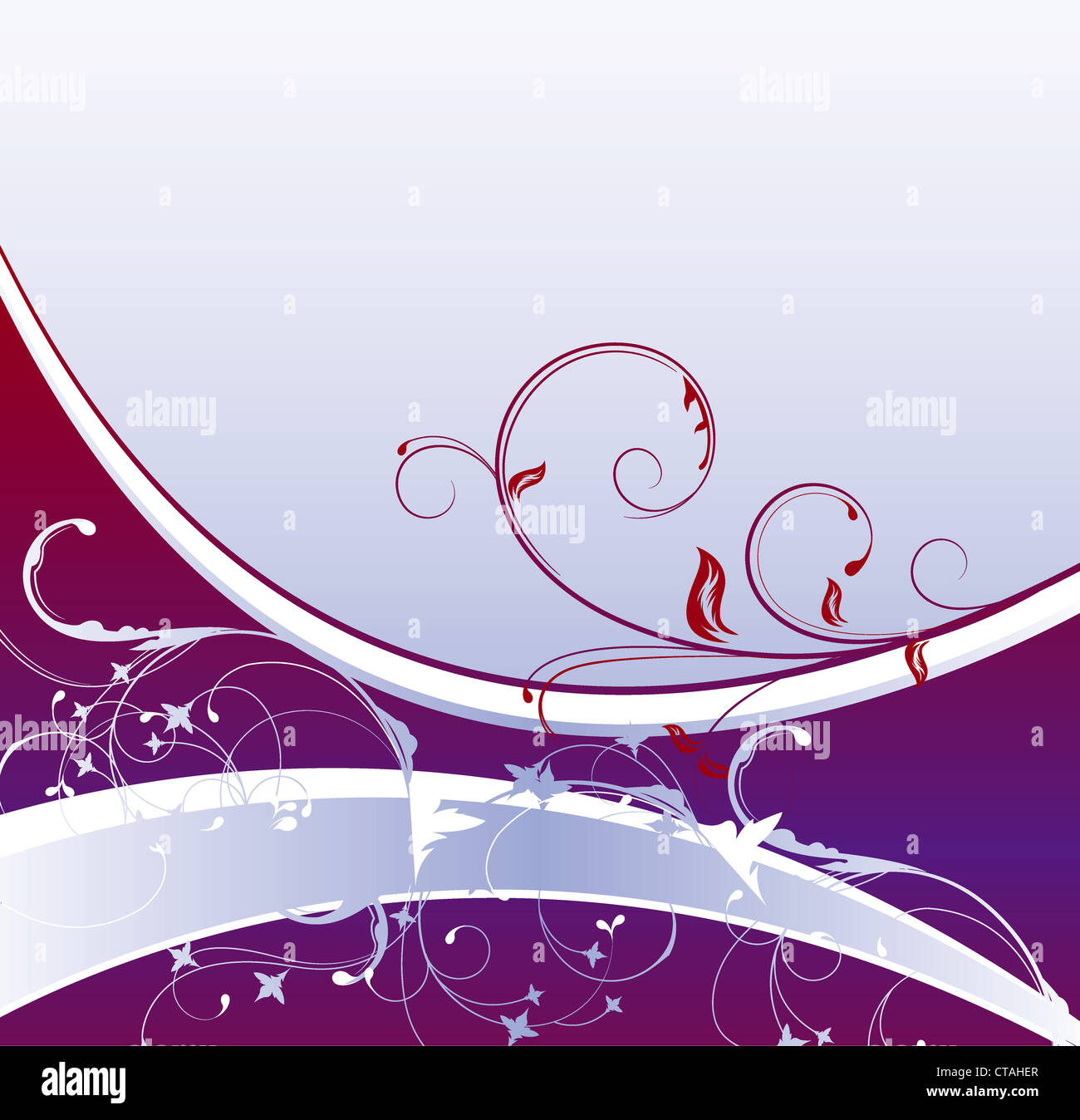 abstract floral background vector illustration Stock Photo - Alamy