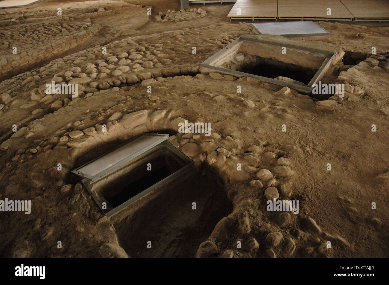 Cemetery of Vranas. Burial mound. Middle Helladic Period. 2000-1600 BC ...