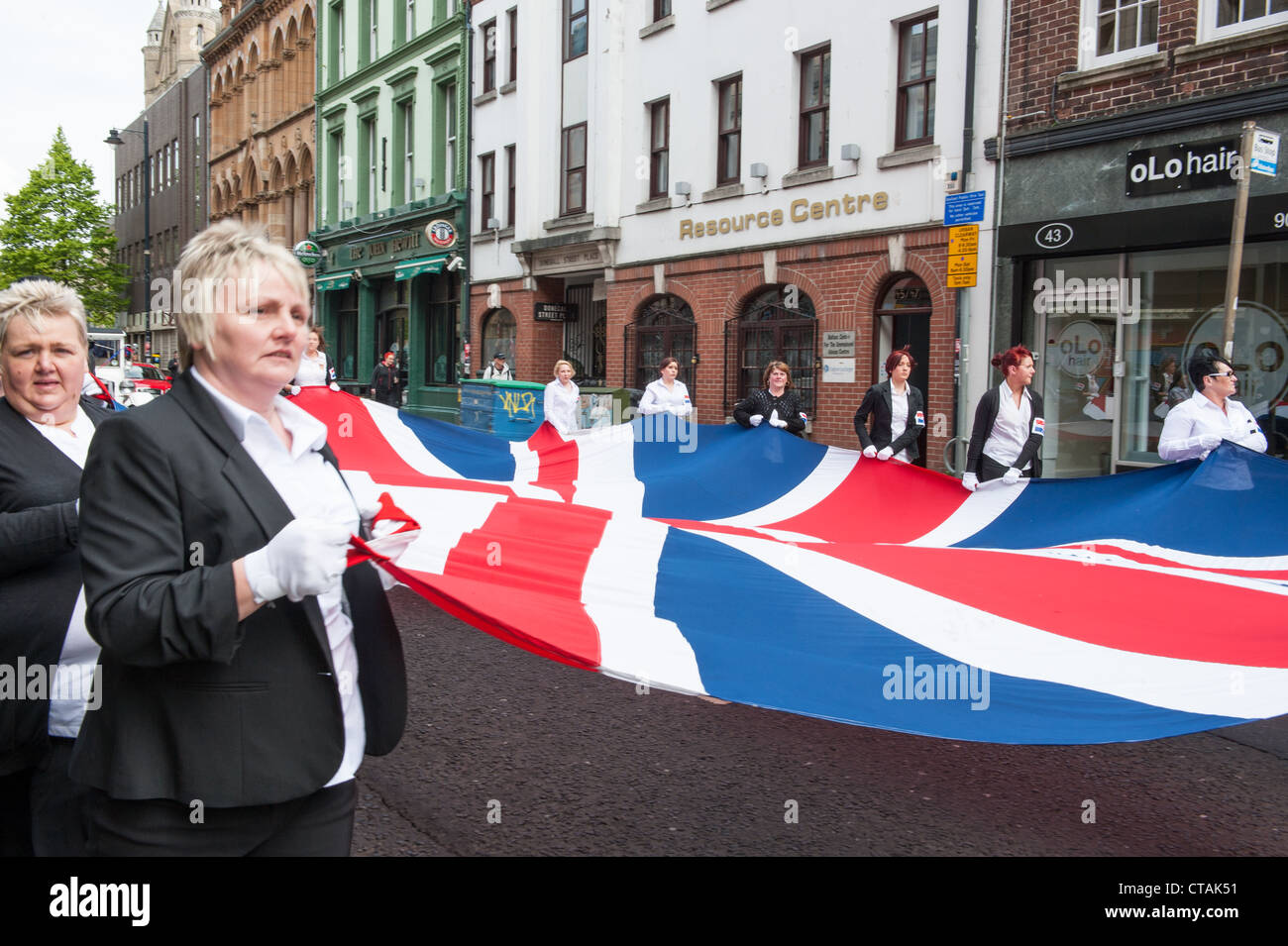 Celebrating the Ulster Covenant Stock Photo - Alamy