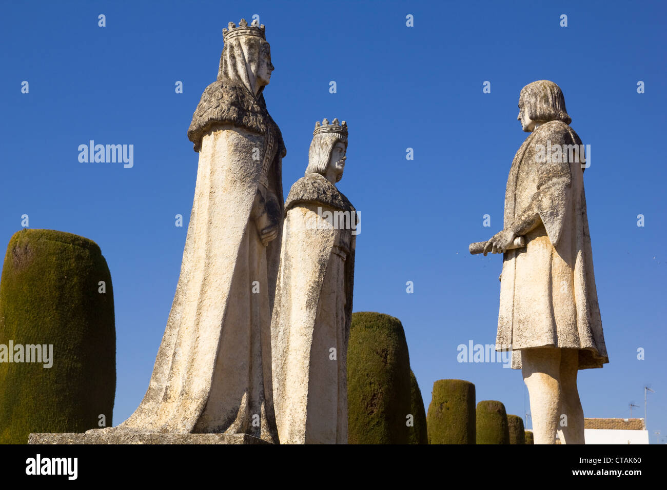 Christopher Columbus and the Catholic Kings in Cordoba, Spain Stock ...