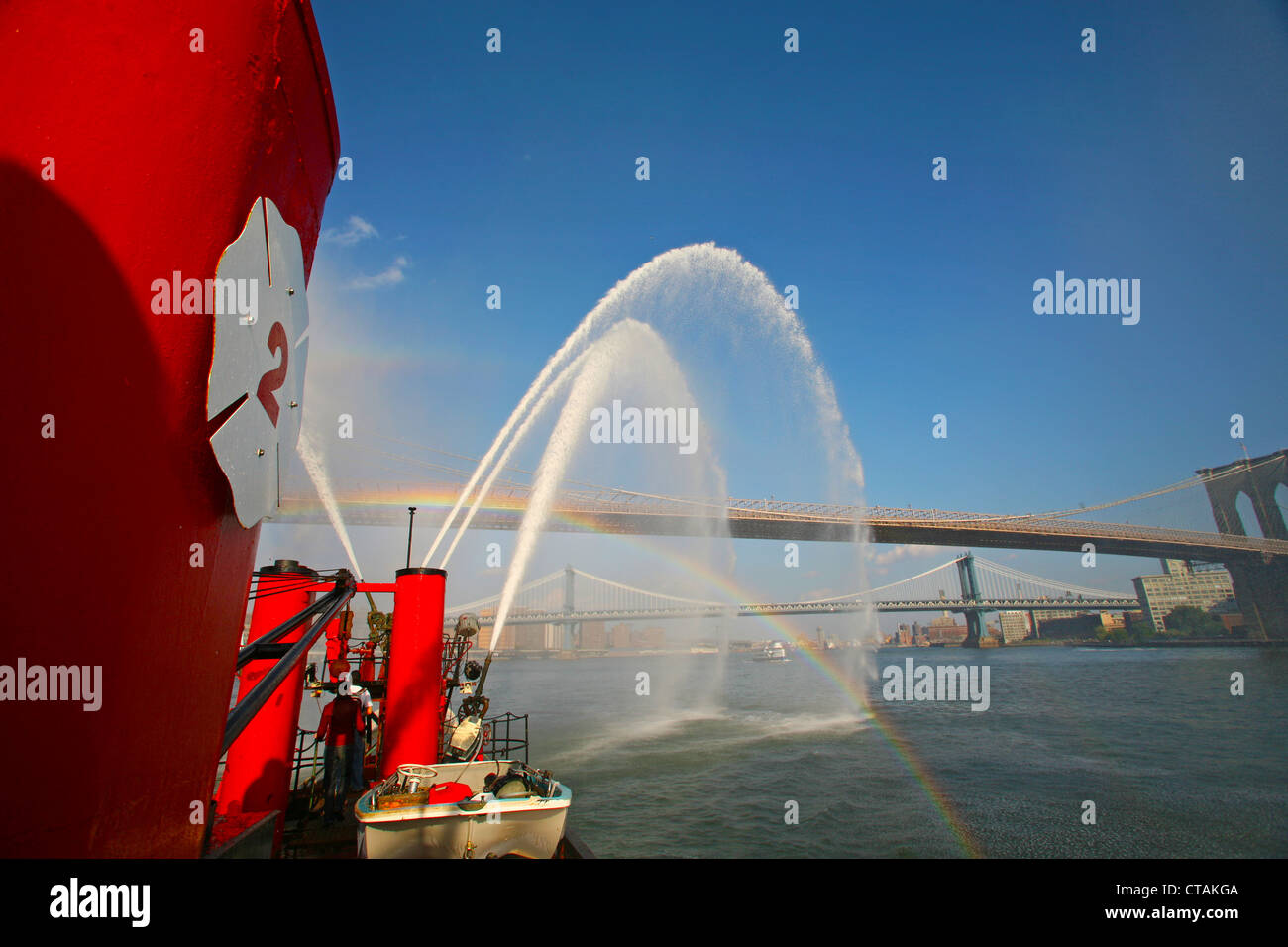 John j harvey fireboat hi-res stock photography and images - Alamy