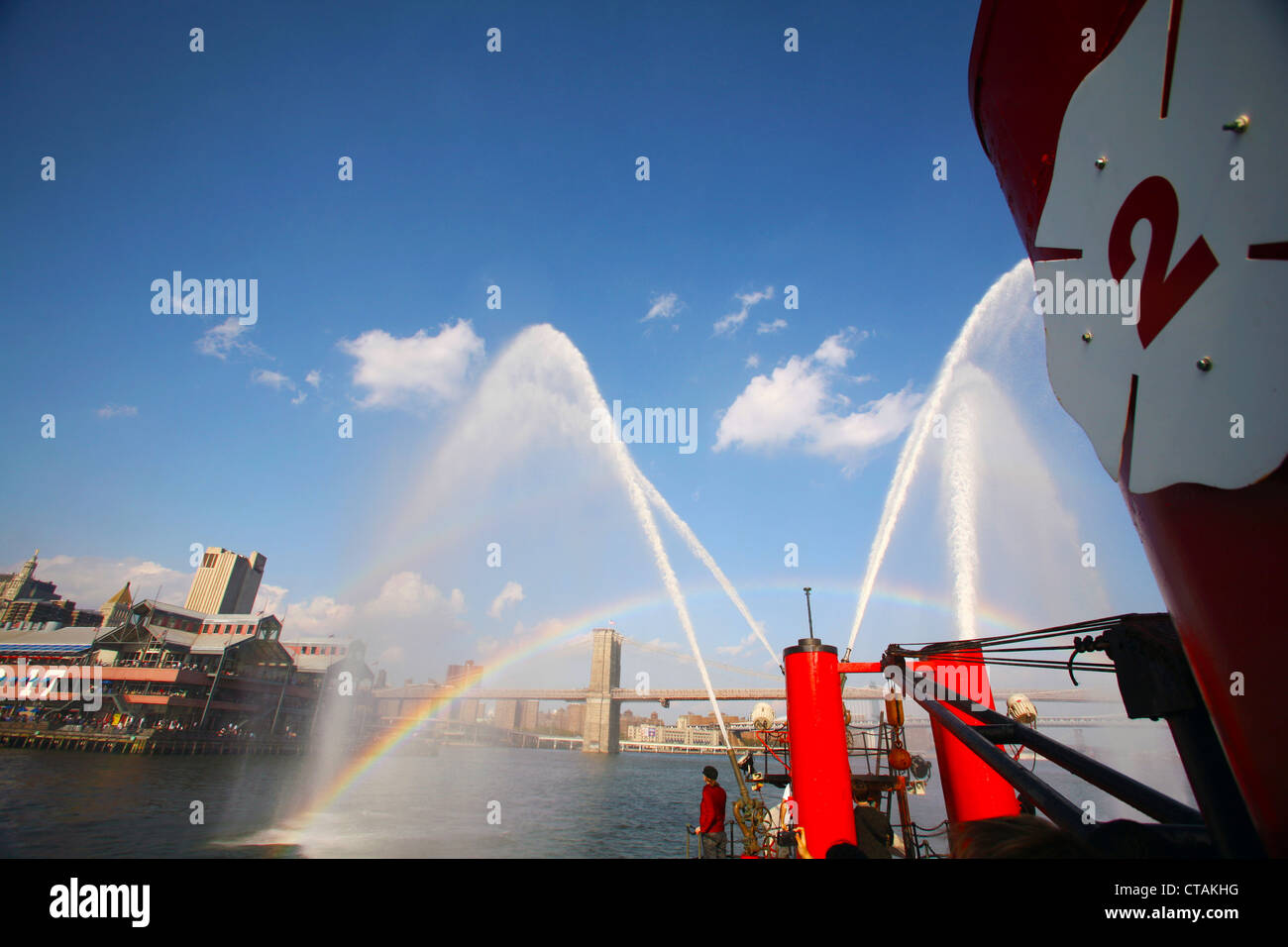 John j harvey fireboat hi-res stock photography and images - Alamy