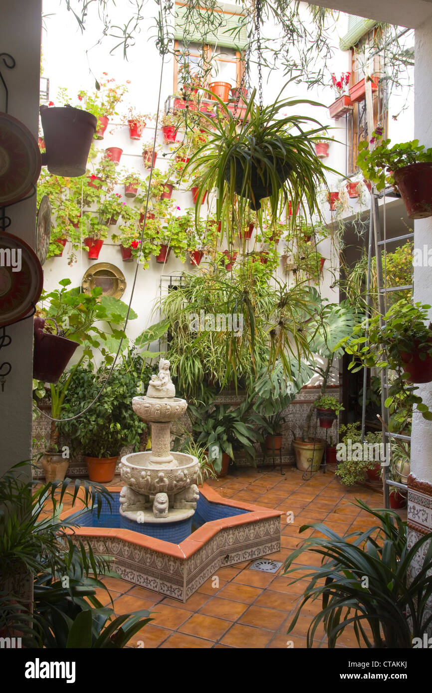 Typical andalusian courtyard hi-res stock photography and images - Alamy