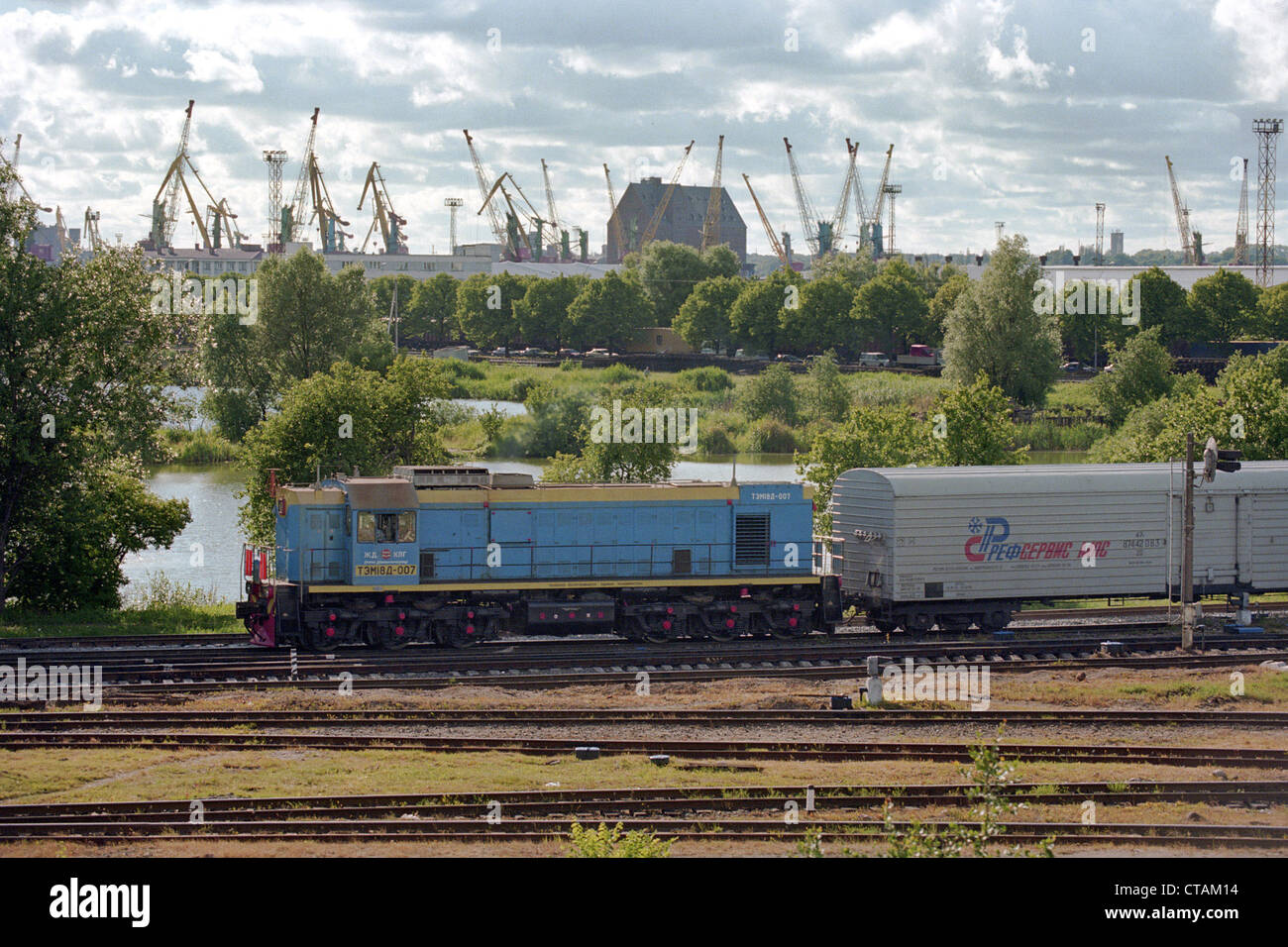 Freight train russia hi-res stock photography and images - Alamy