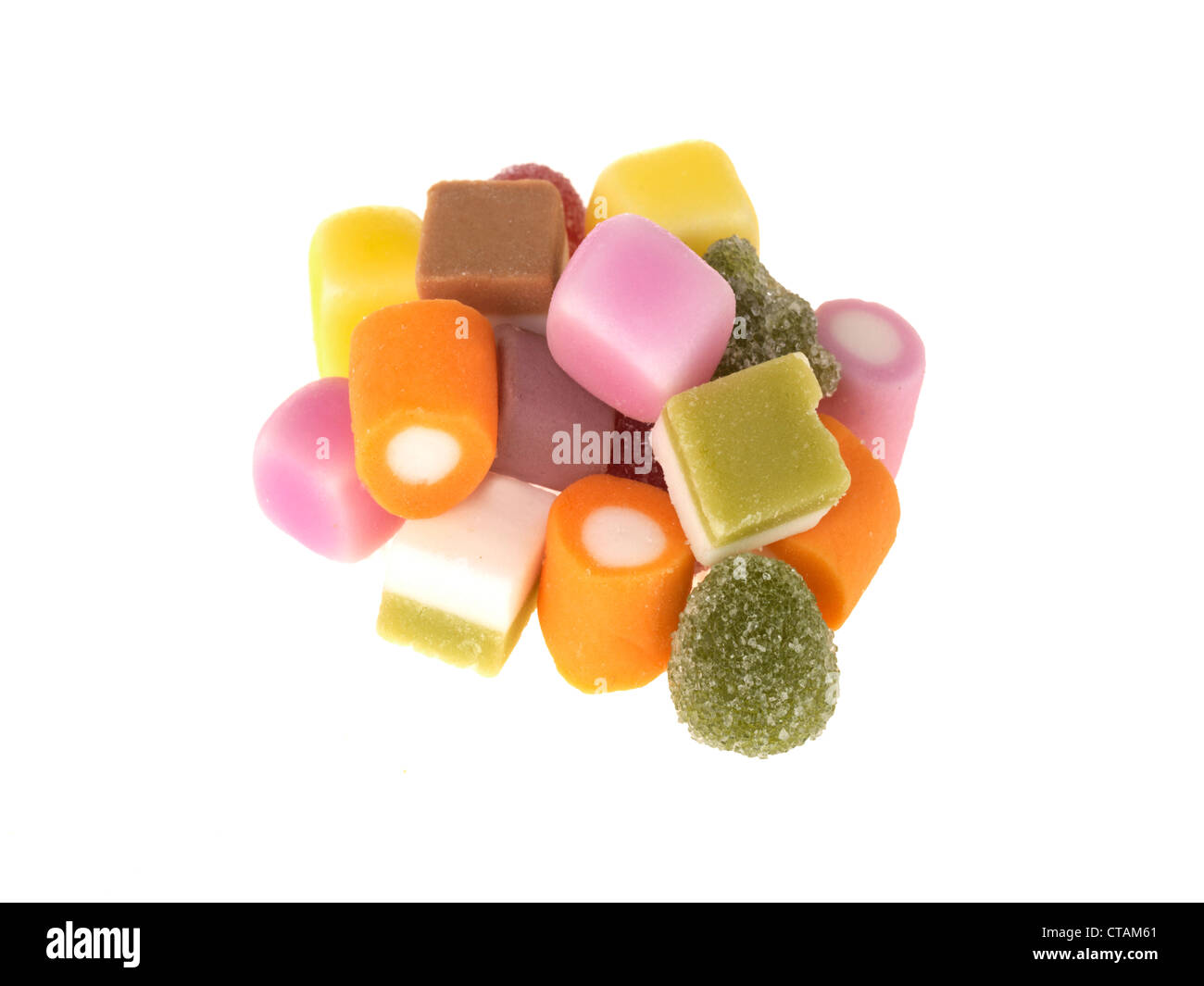 Handful Of Colourful Authentic Dolly Mixture Confectionery Sweets ...