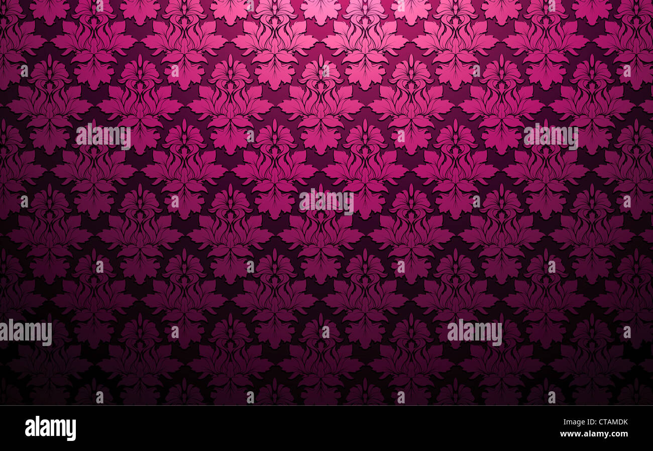 damask web banner vector illustration Stock Photo - Alamy