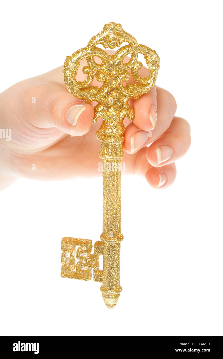 With gold key hi-res stock photography and images - Alamy
