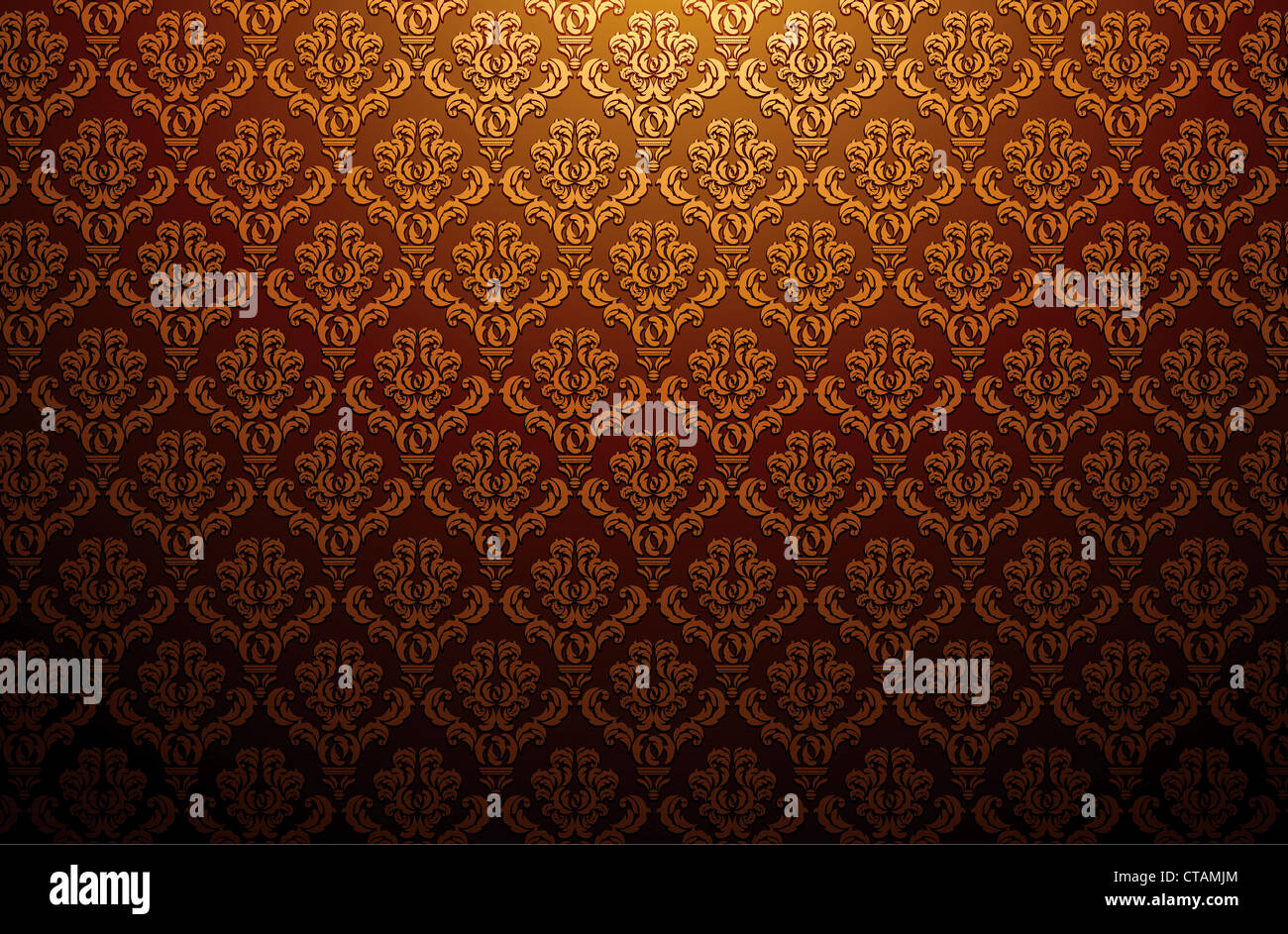 damask web banner vector illustration Stock Photo - Alamy