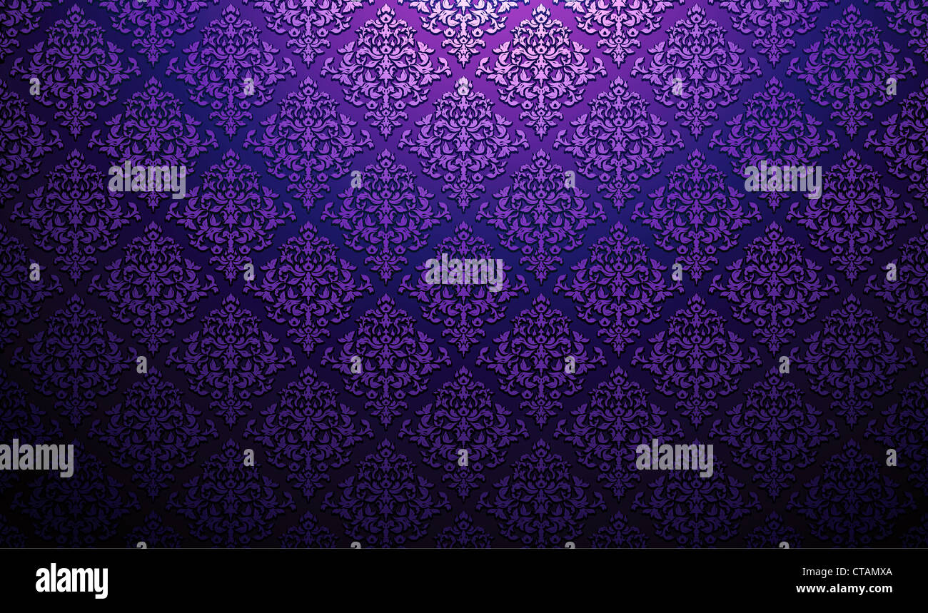 damask web banner vector illustration Stock Photo - Alamy
