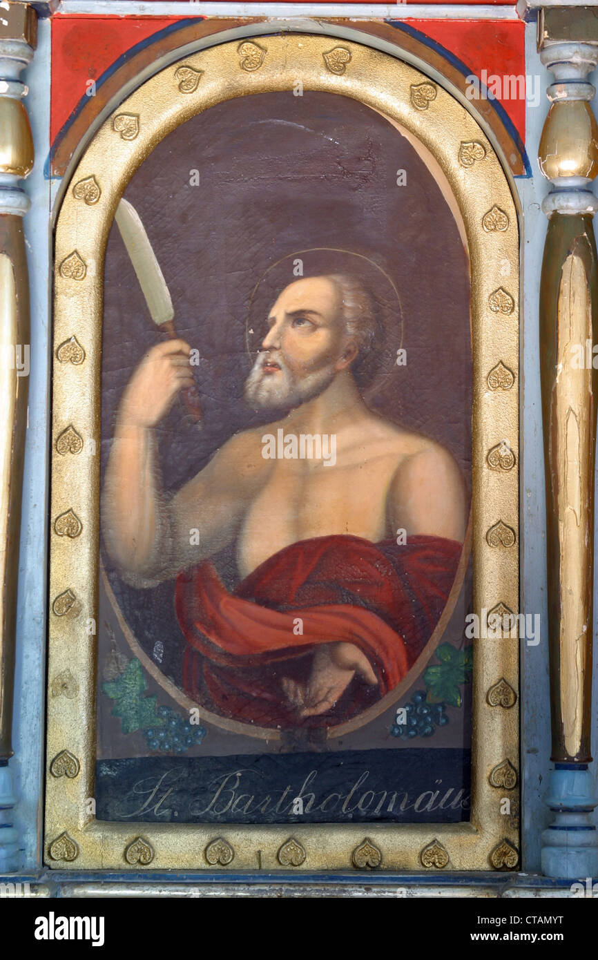 Saint Bartholomew the Apostle Stock Photo - Alamy