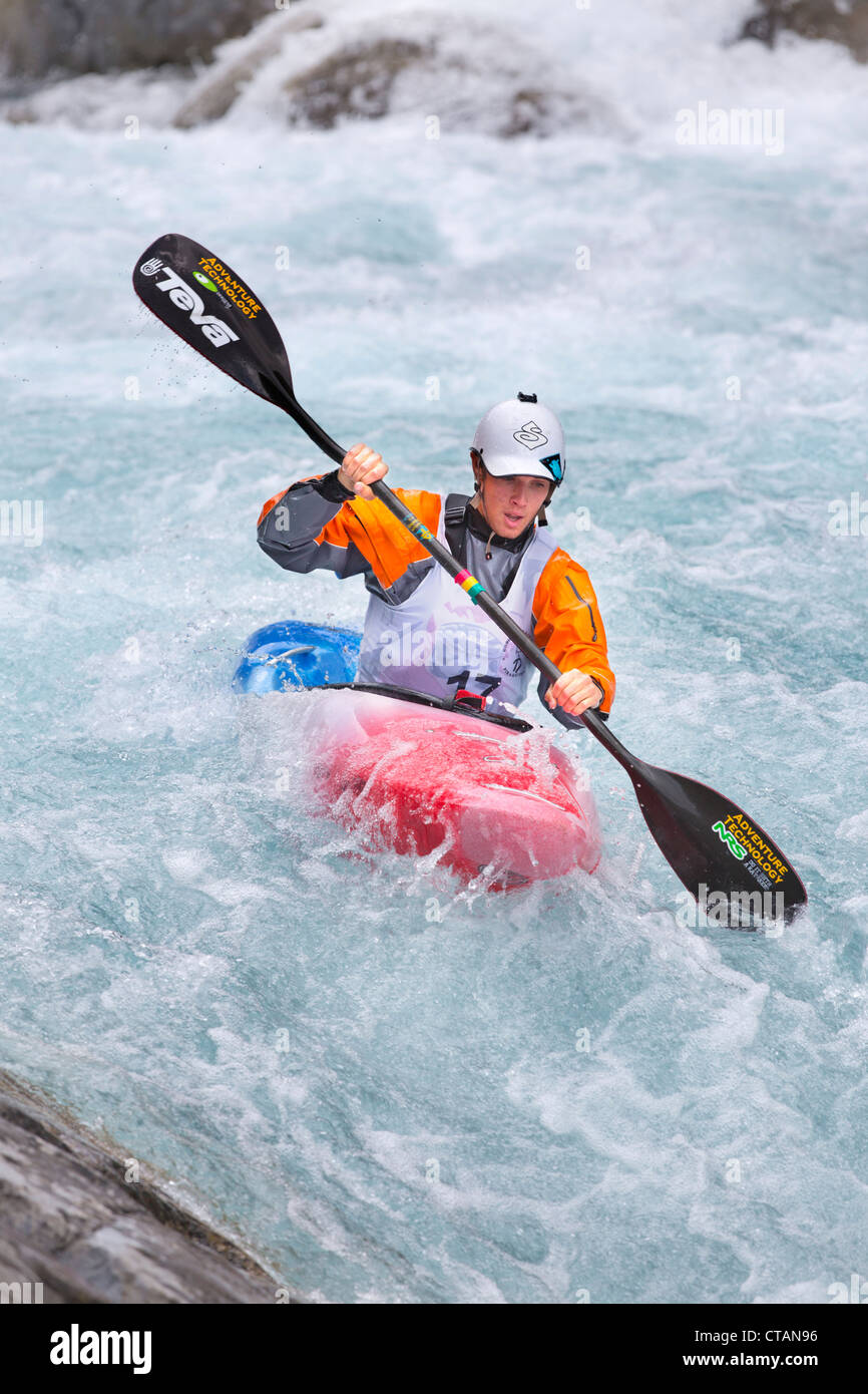 Kayaking; River Ara; Torla; Spain Stock Photo - Alamy