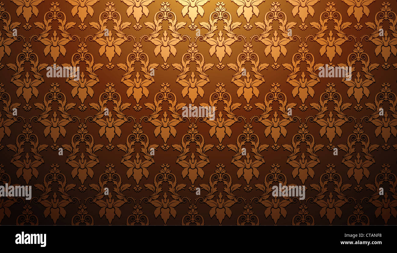 damask web banner vector illustration Stock Photo - Alamy