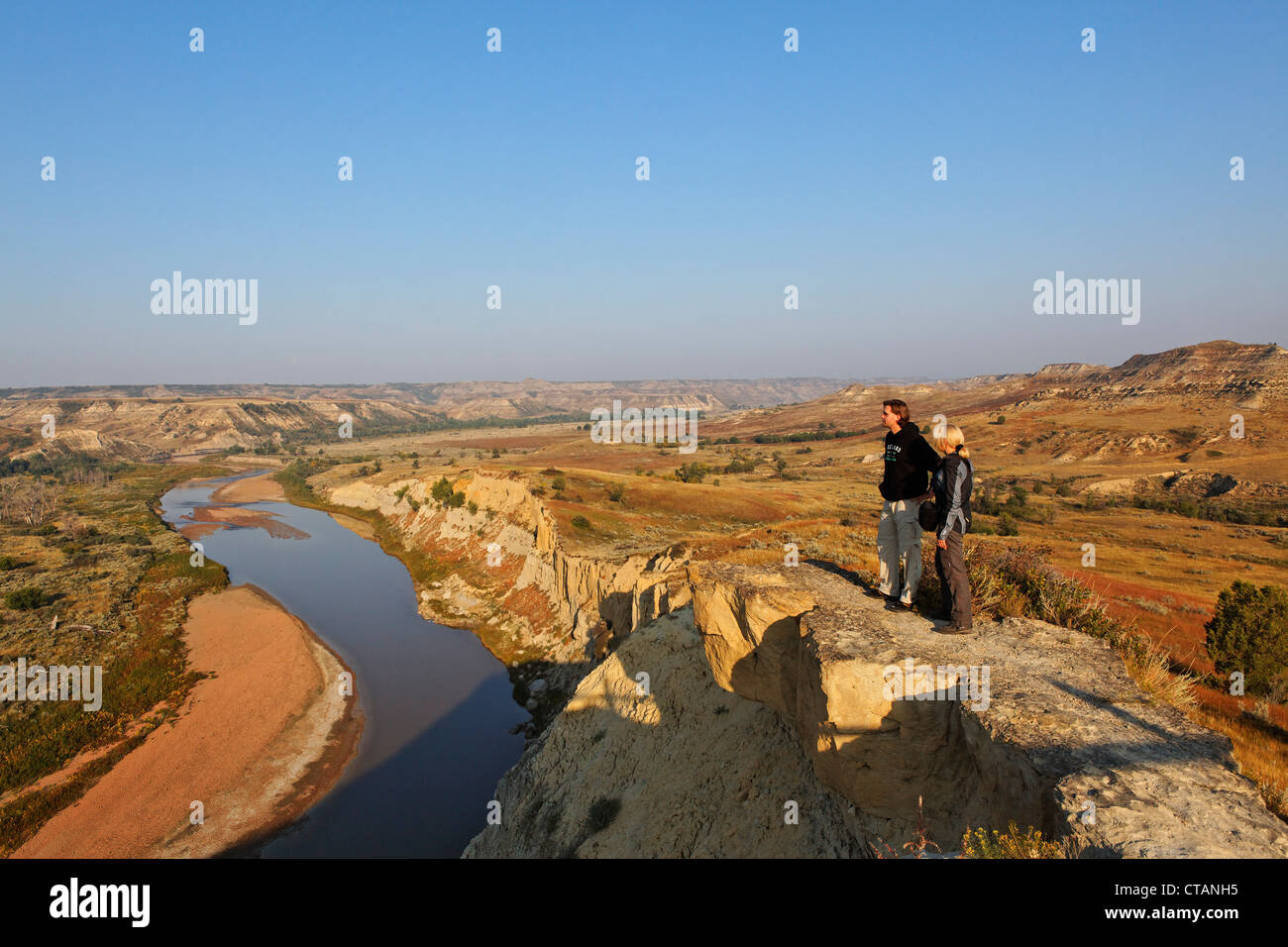 Wind Canyon Outlook, Theodore Roosevelt National Park, Medora, North ...