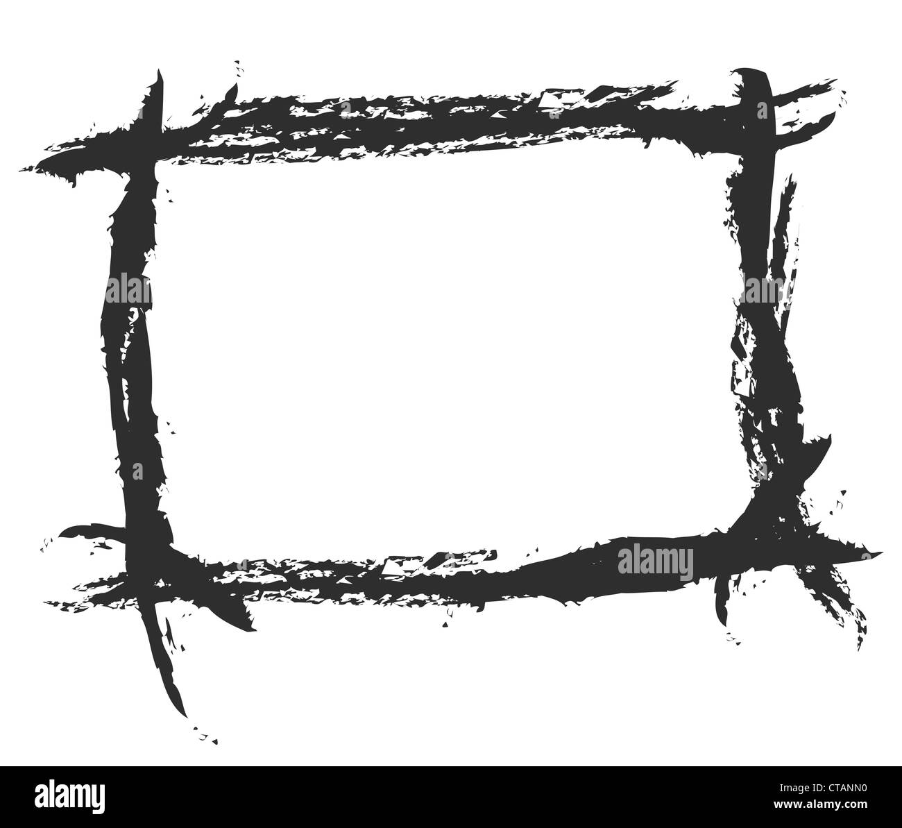 grunge border for background, to illustrate brushed stroke Stock Photo ...