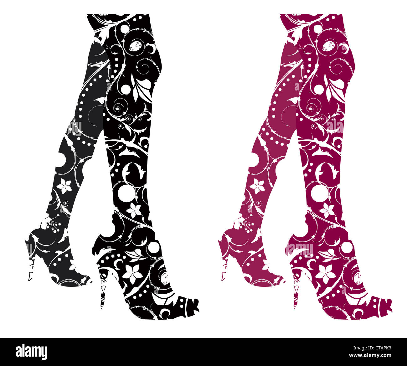 Stylized woman hi-res stock photography and images - Alamy