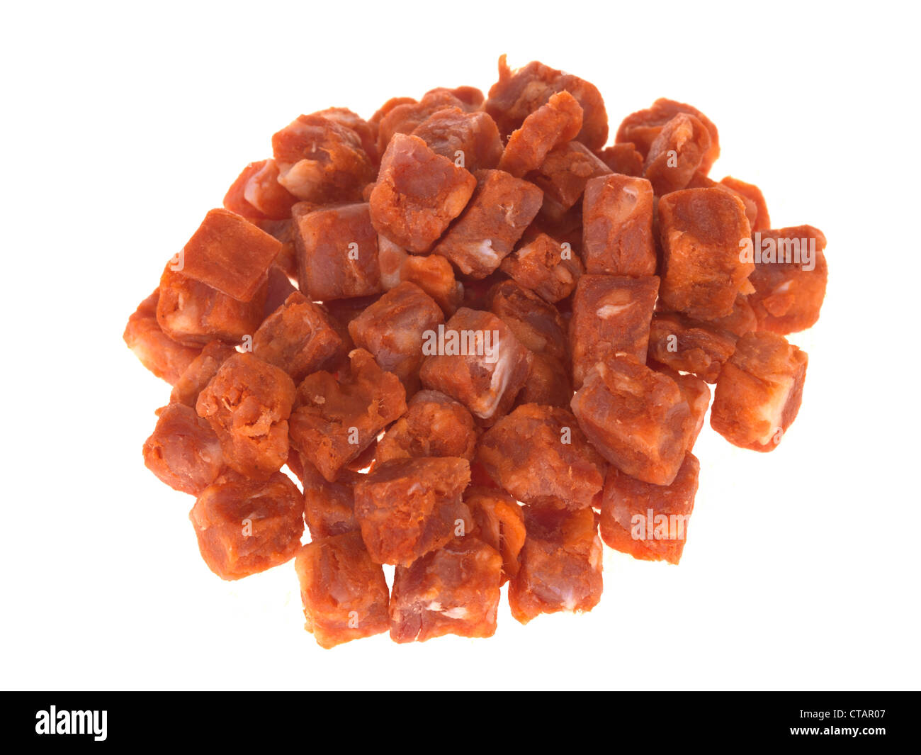 Diced Chorizo Sausage Stock Photo - Alamy