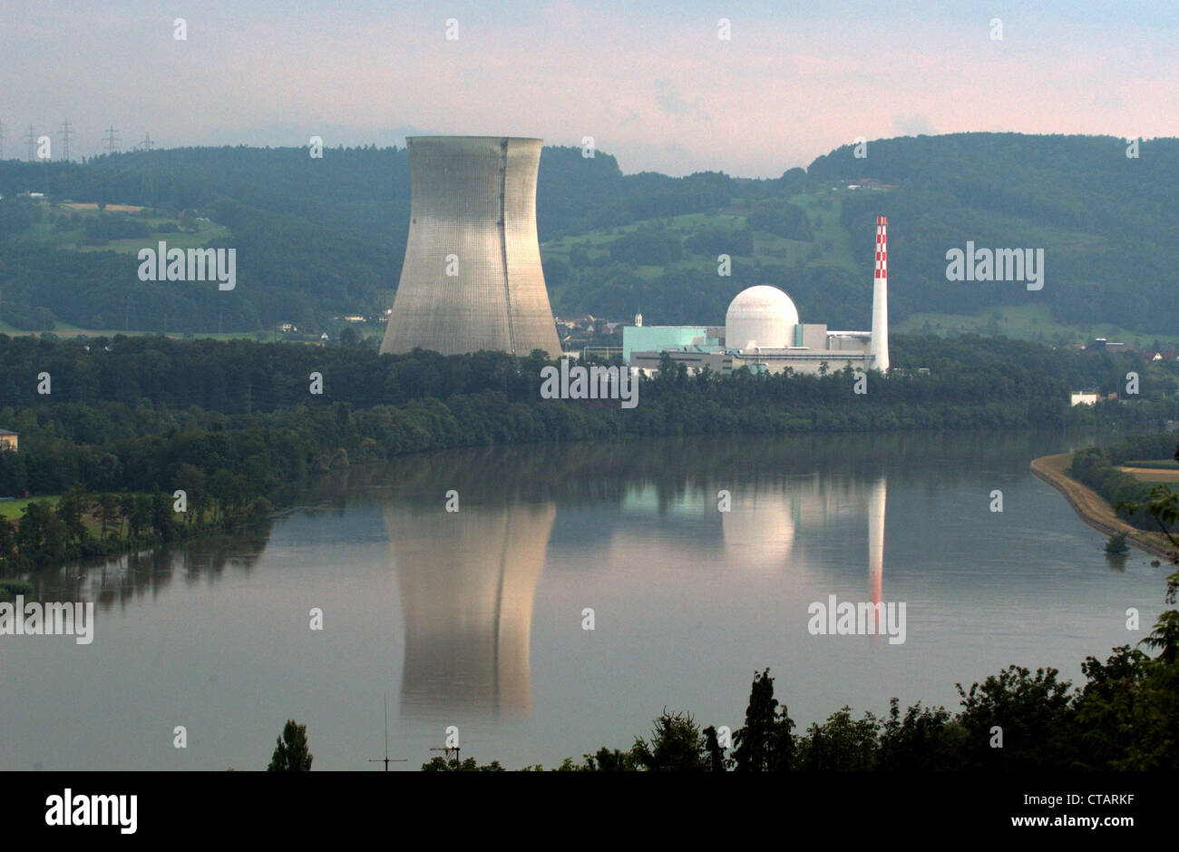 The nuclear power plant Leibstadt (Switzerland Stock Photo - Alamy