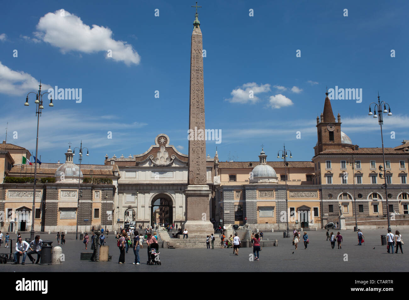 Piazza del Popolo, Rome, Italy Stock Photo - Alamy