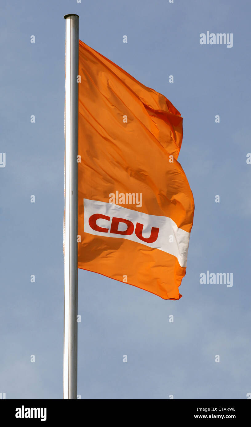 Flag of the CDU party headquarters in Berlin Stock Photo - Alamy