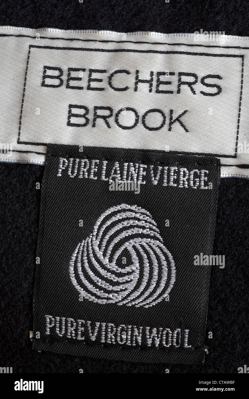 Pure wool logo hi-res stock photography and images - Alamy