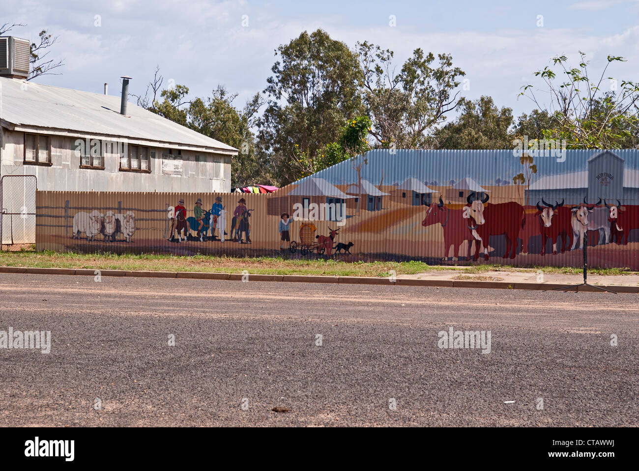 AUGATHELLA, MURALS, QUEENSLAND, AUSTRALIA Stock Photo - Alamy