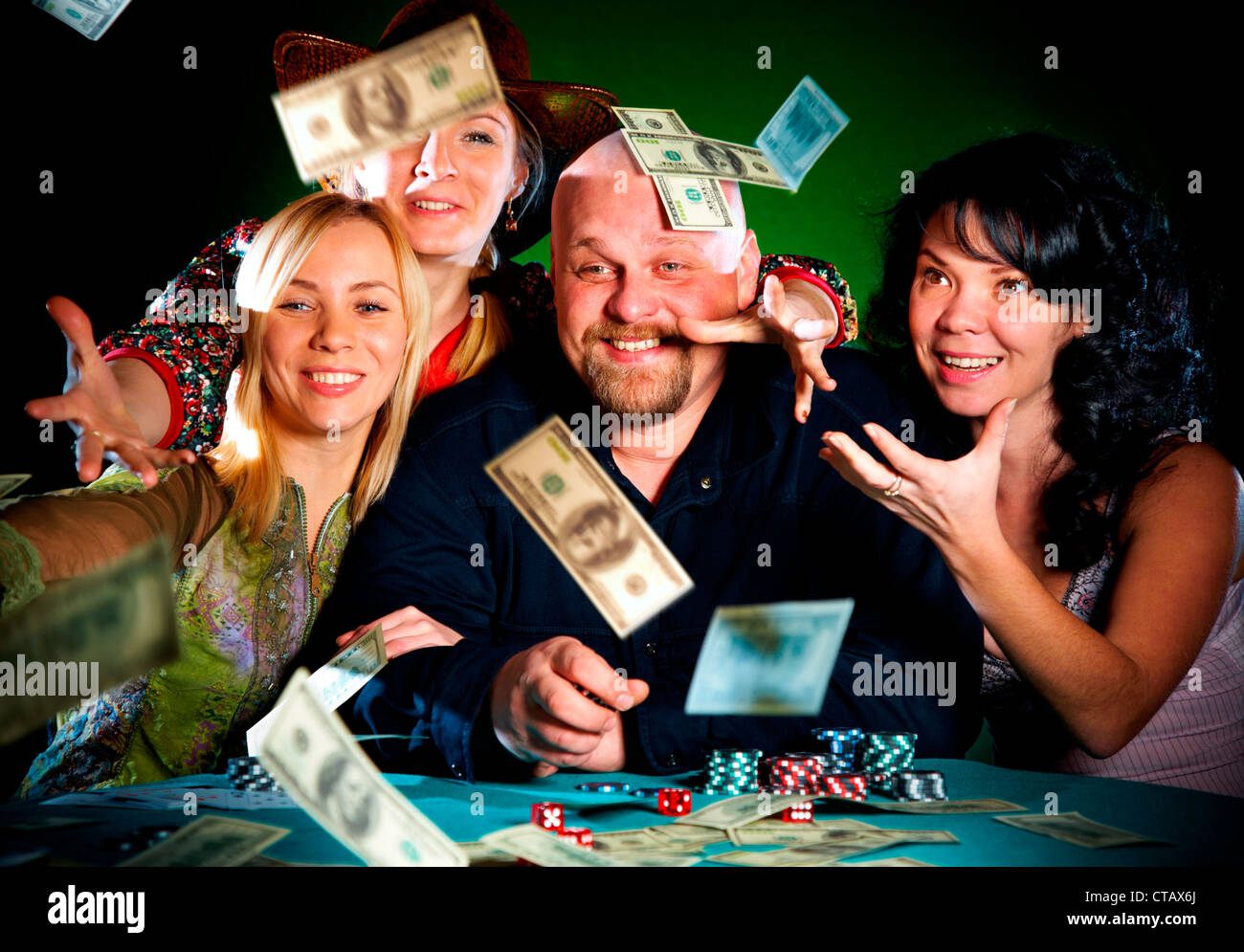 Friends with money hi-res stock photography and images - Alamy