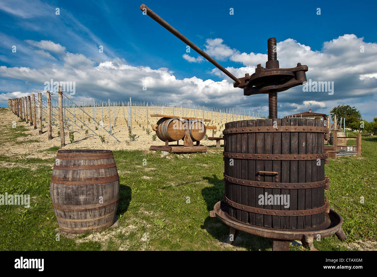 Ancient wine press hi-res stock photography and images - Alamy