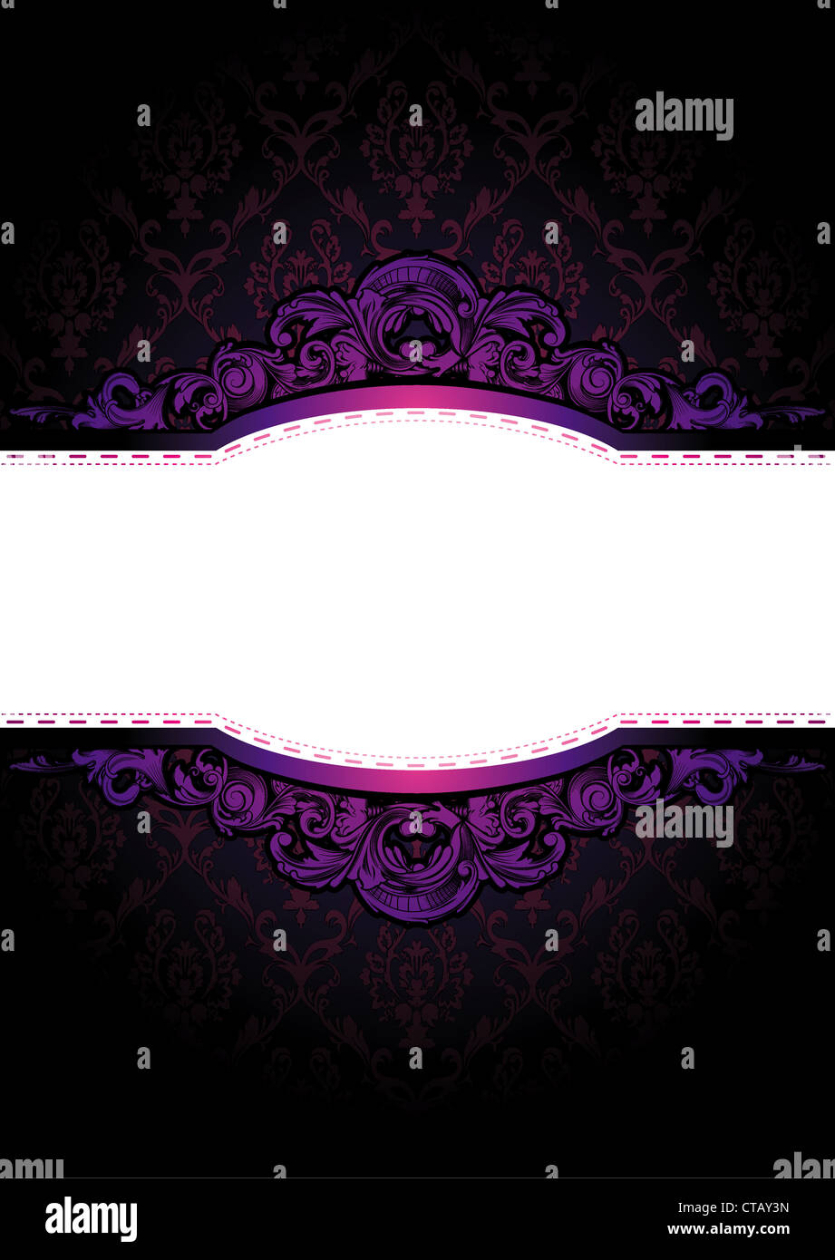 elegant engraved background vector illustration Stock Photo - Alamy