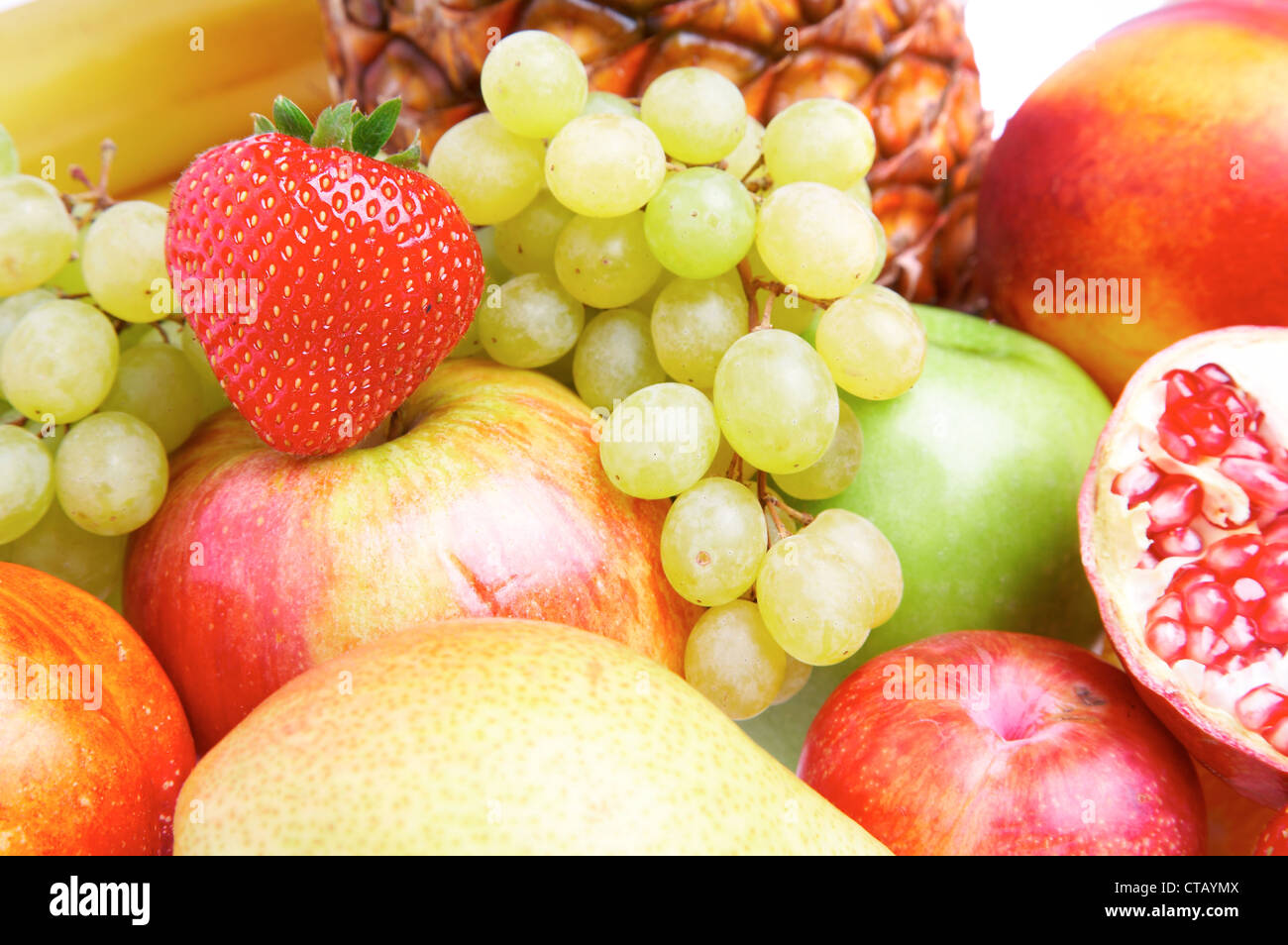 Ripe fresh fruit. Wholesome food Stock Photo - Alamy