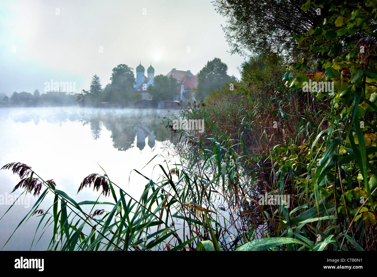 Seeon Abbey, Seeon-Seebruck, Chiemgau, Upper Bavaria, Germany Stock ...